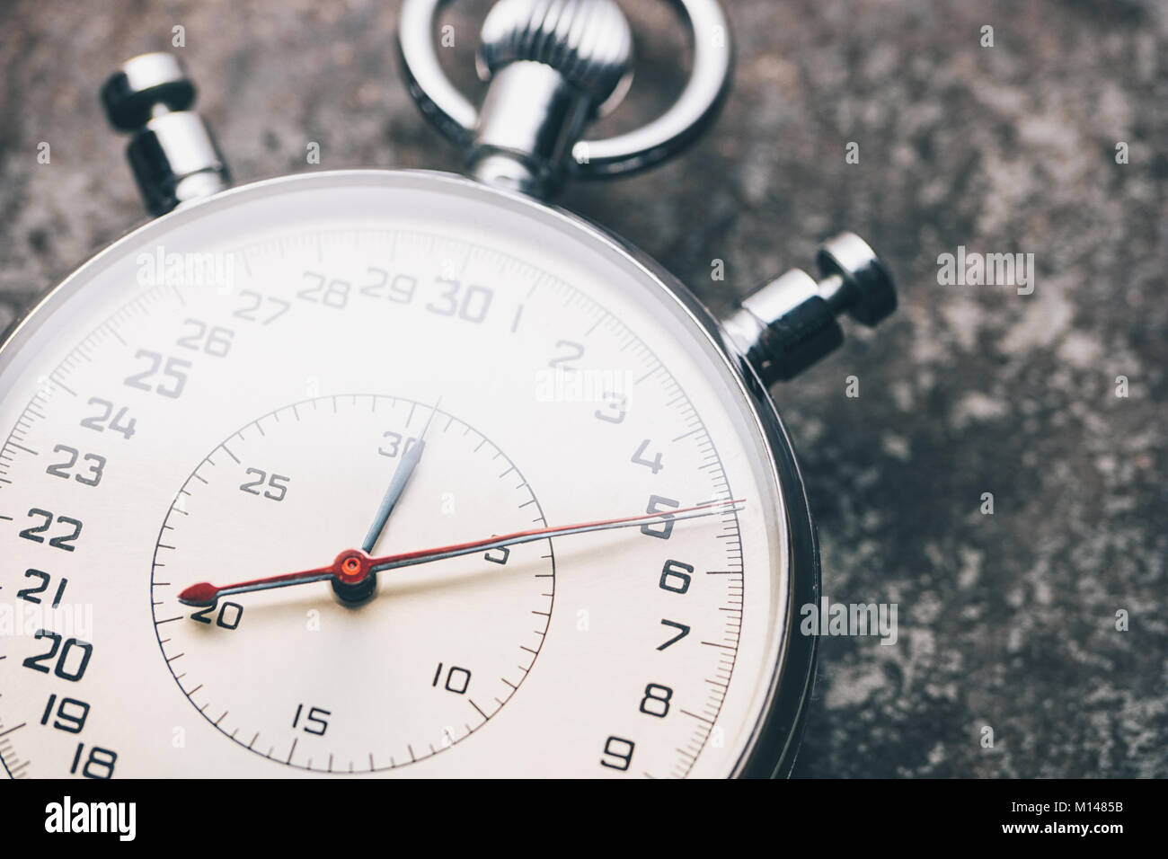 Silver stopwatch hi-res stock photography and images - Alamy