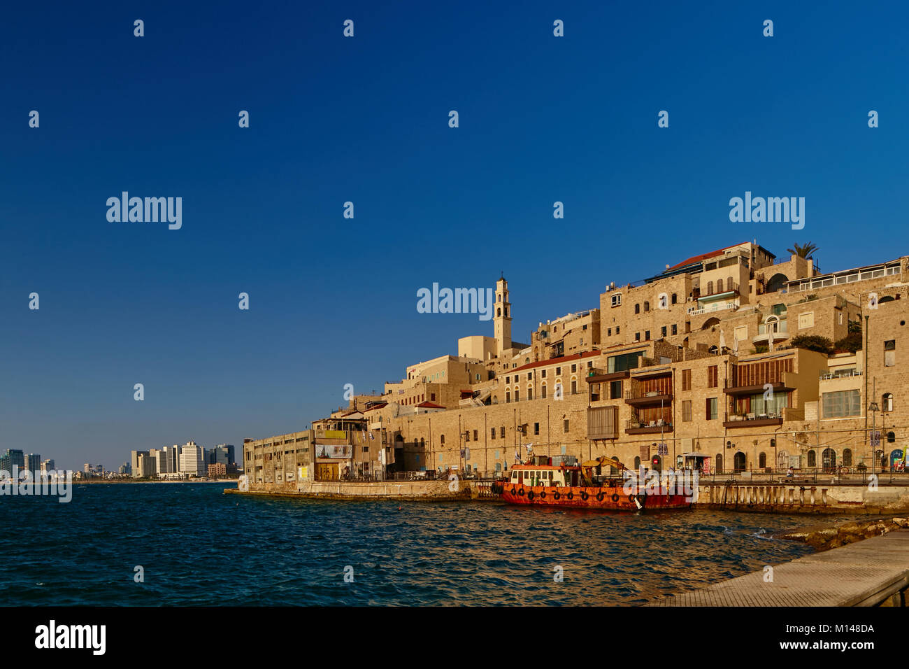 View of old jaffa waterfront hi-res stock photography and images - Alamy