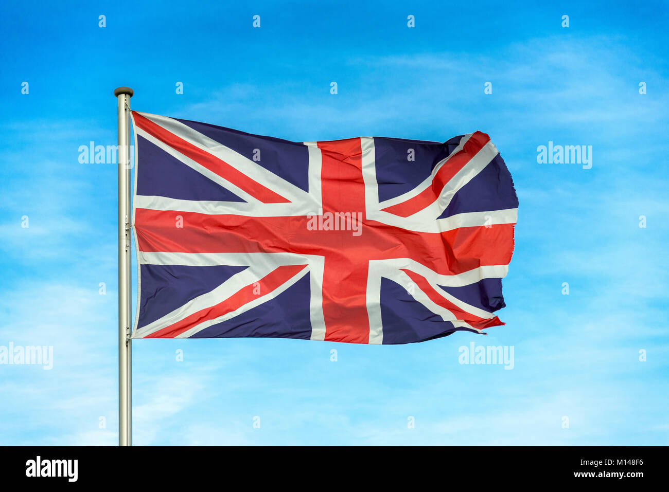 Frayed british flag hi-res stock photography and images - Alamy