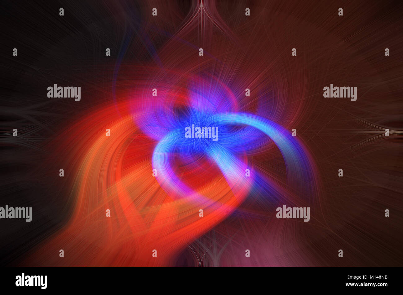 Abstract swirl background. Twisted fire flower design Stock Photo - Alamy