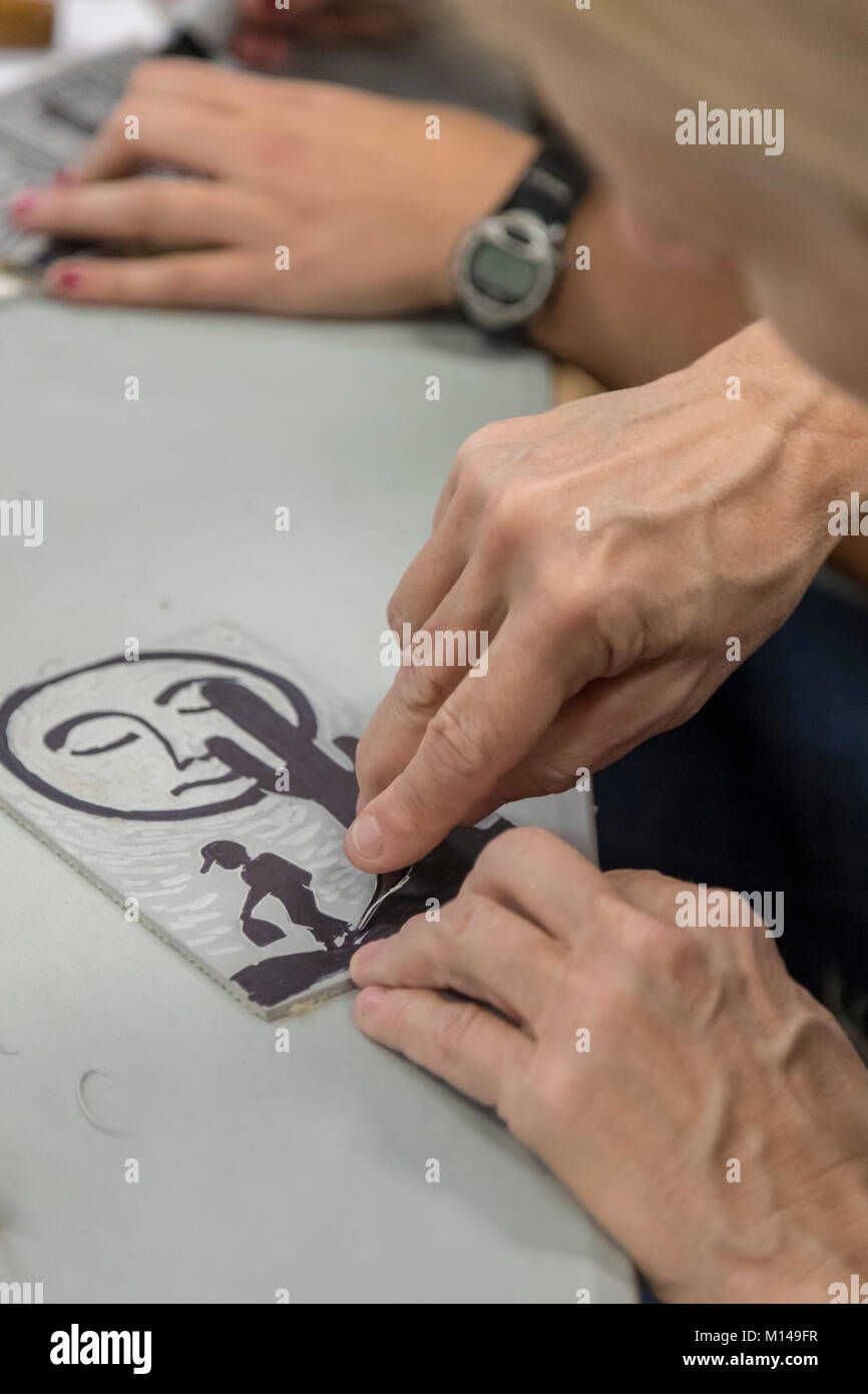 Printing block hi-res stock photography and images - Alamy