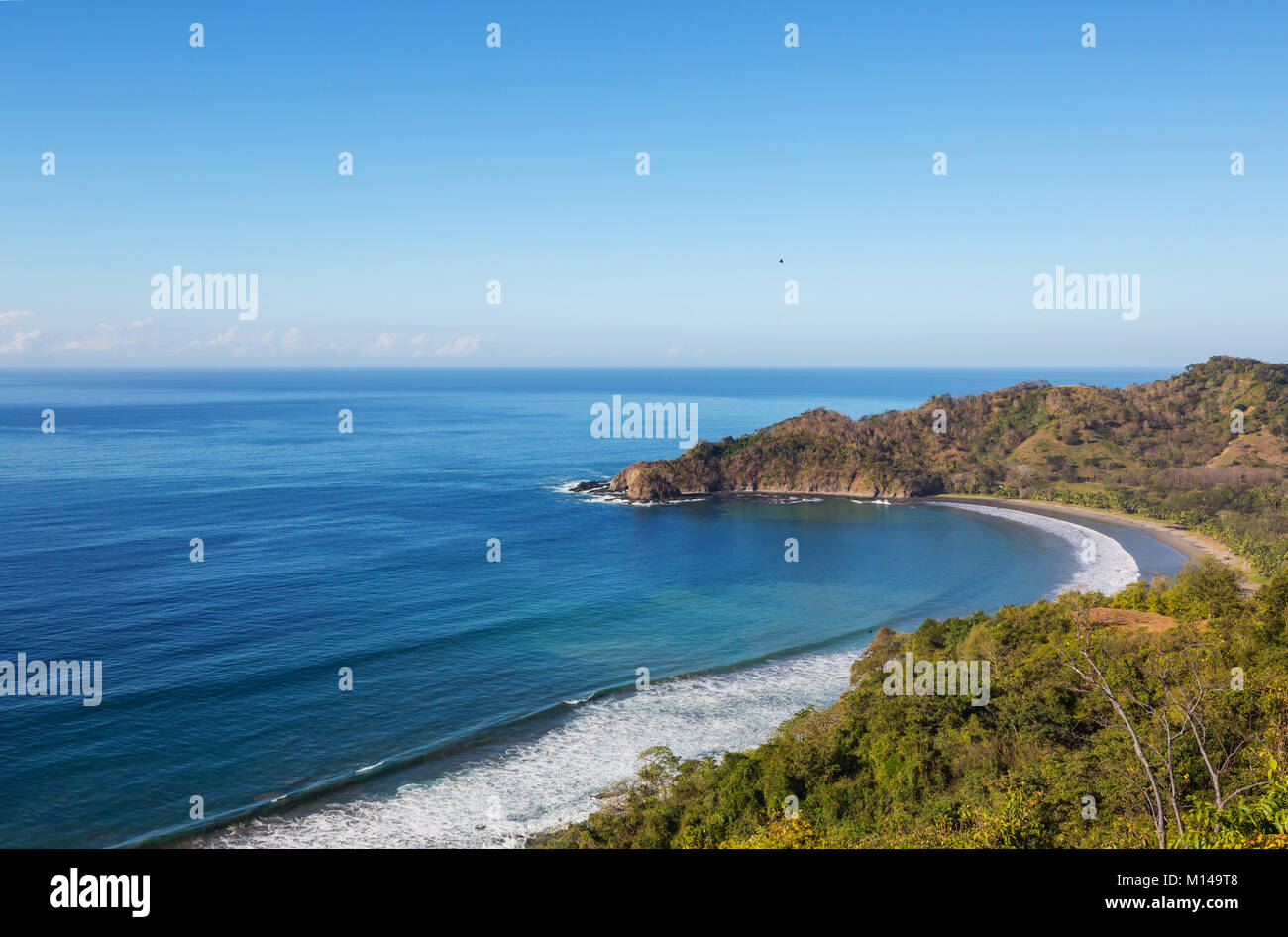 Beautiful tropical Pacific Ocean coast in Costa Rica Stock Photo - Alamy