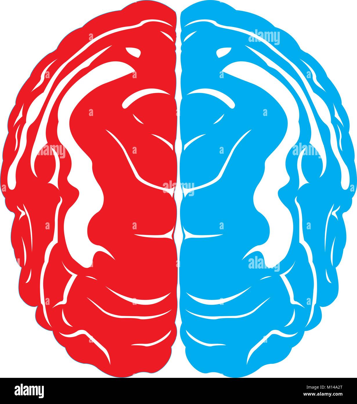 Abstract brain image Stock Vector Images - Alamy