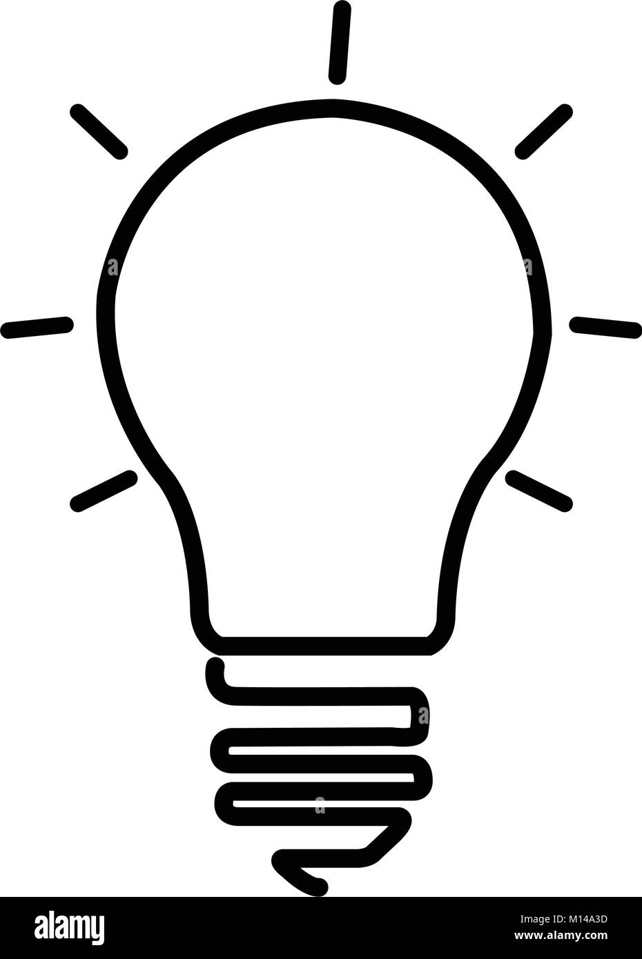Light bulb icon Stock Vector Image & Art - Alamy