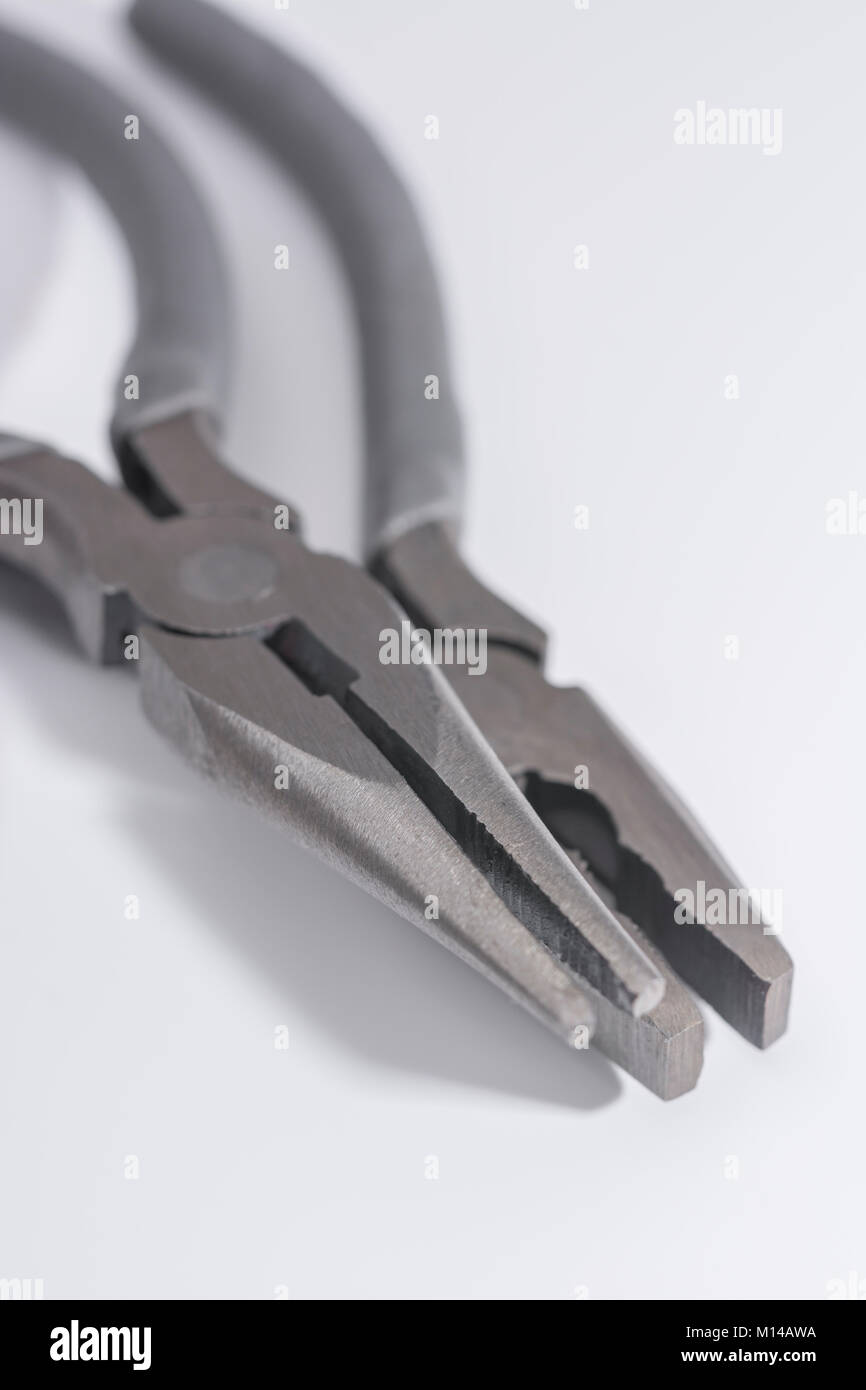 Set of small pincers and pliers Stock Photo - Alamy