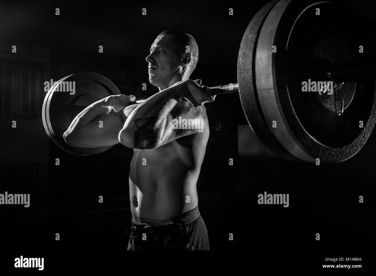 Bodybuilder Black and White Stock Photos & Images - Alamy