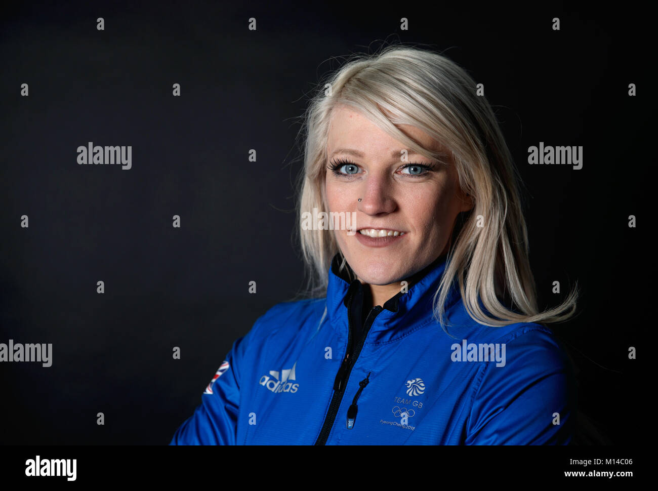 Elise Christie during a kitting out session at ADIDAS Stockport. PRESS ...