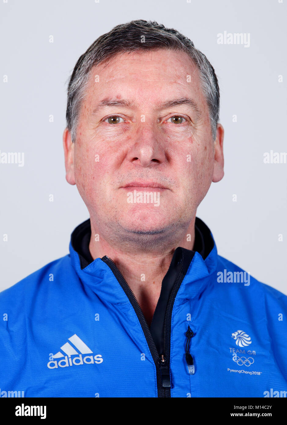Robin Cousins during a kitting out session at ADIDAS Stockport. PRESS ...