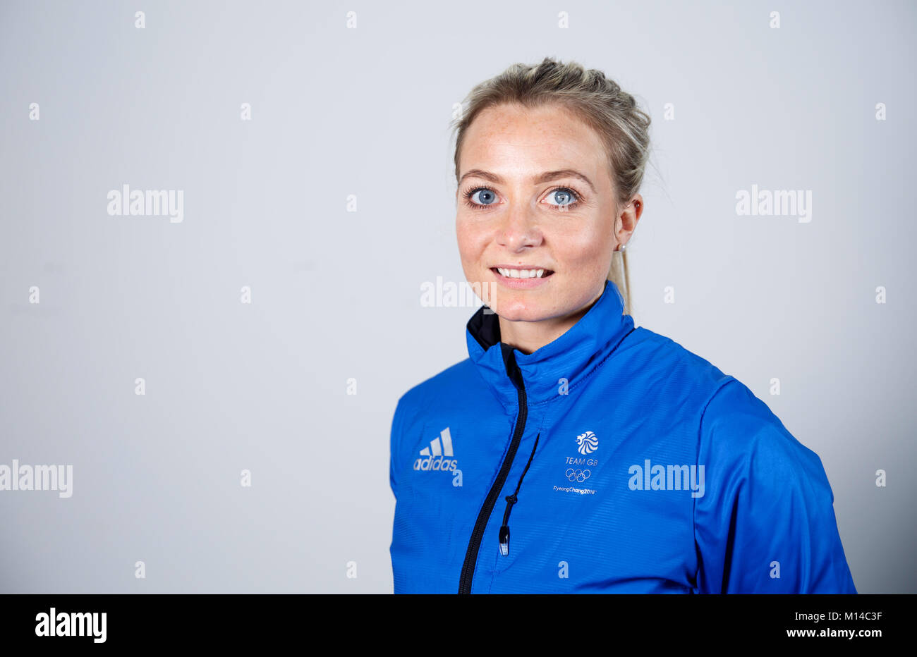Curler Anna Sloan during a kitting out session at ADIDAS Stockport ...