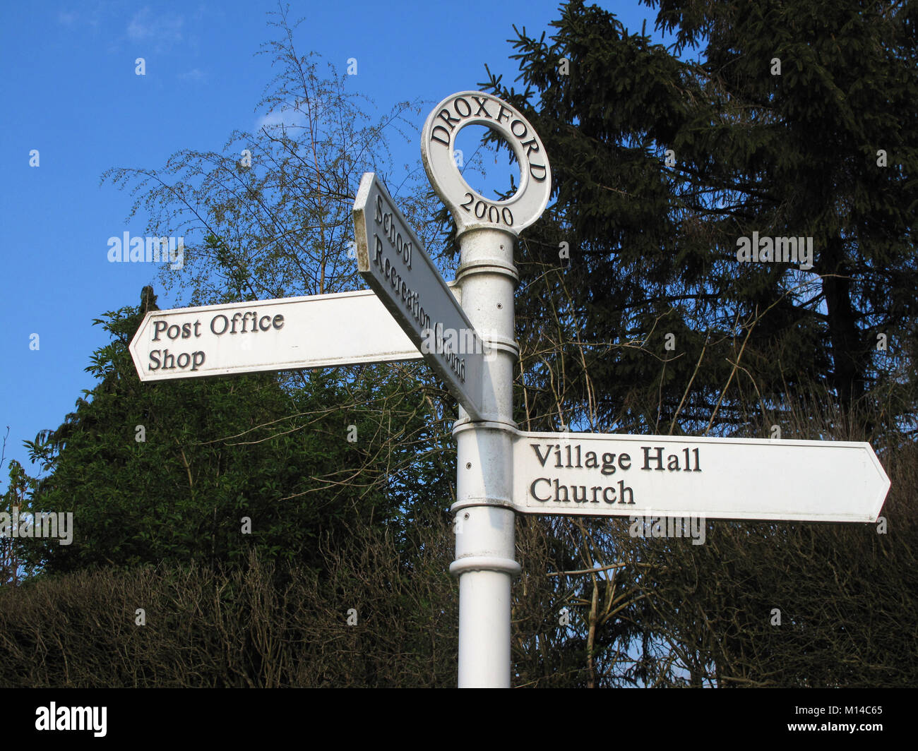 Signs and signposts in south east England Stock Photo - Alamy