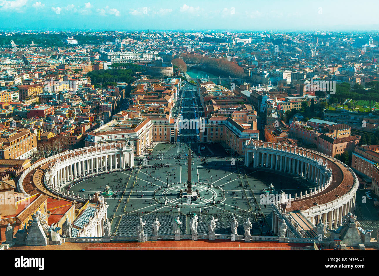 Aerial view italian church hi-res stock photography and images - Alamy