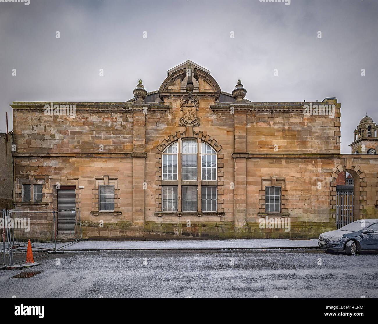 The old bruce street public baths in Clydebank now lie closed and empty ...