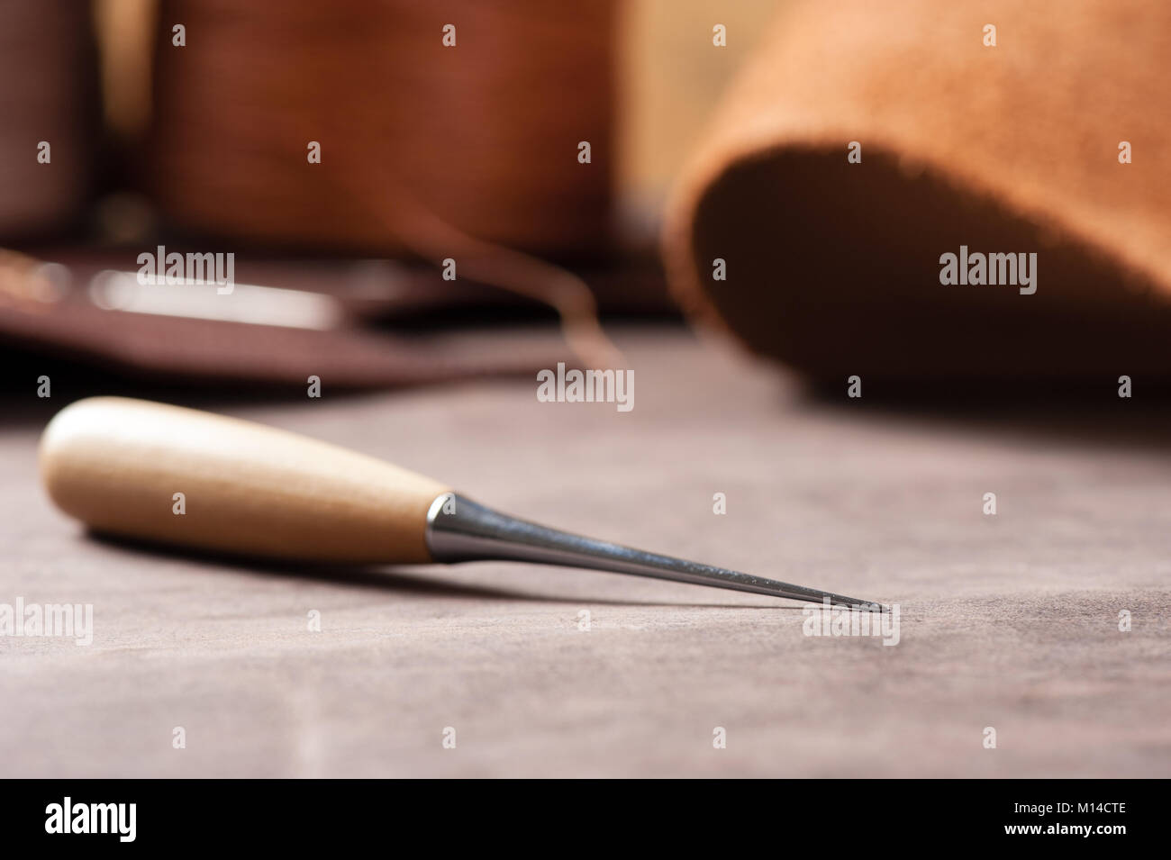 Leather working hi-res stock photography and images - Alamy