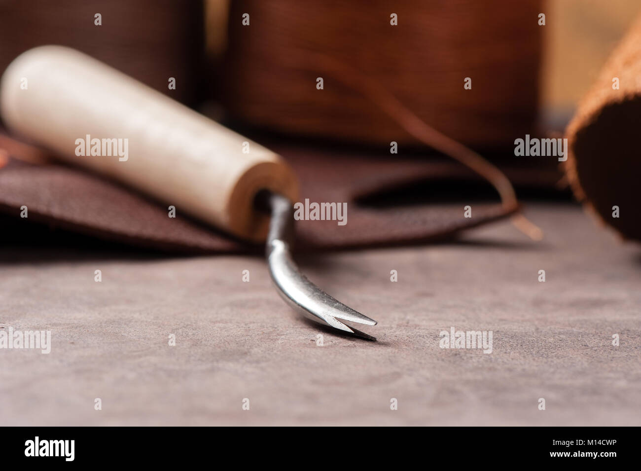 The V-Gouge for leather working Stock Photo - Alamy