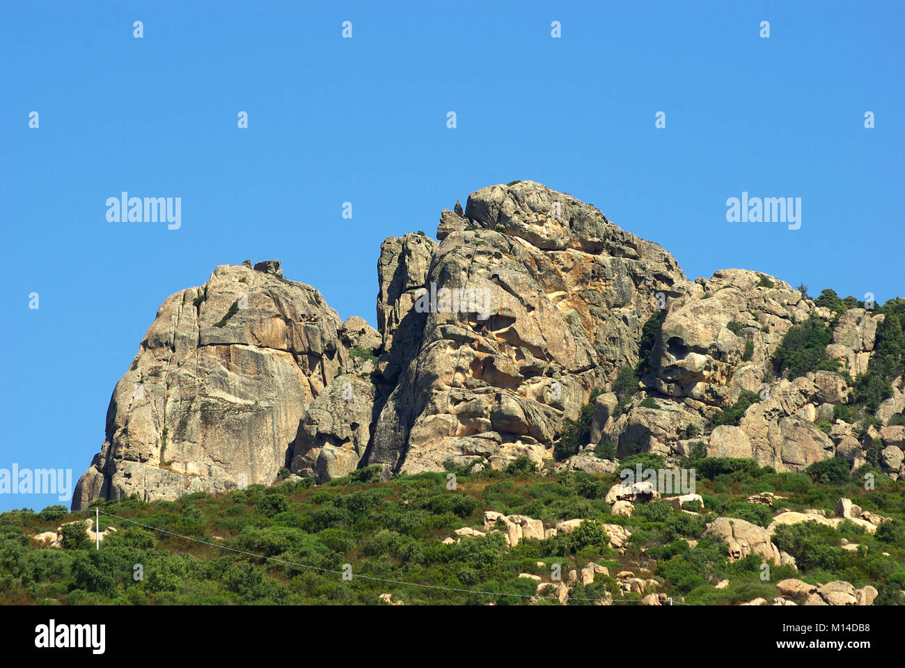 Granite typical rocks of Sardinia Stock Photo - Alamy