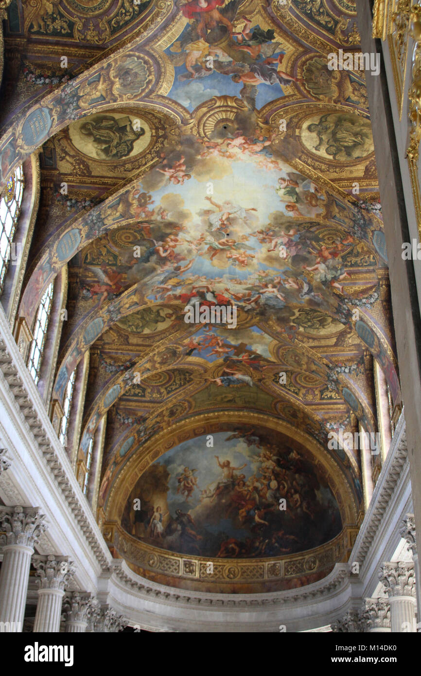 Ceiling royal chapel palace versailles hi-res stock photography and ...