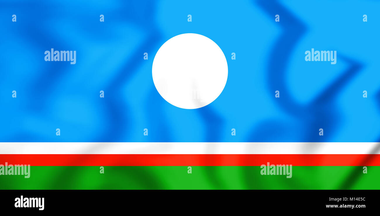 Yakutia flag hi-res stock photography and images - Alamy