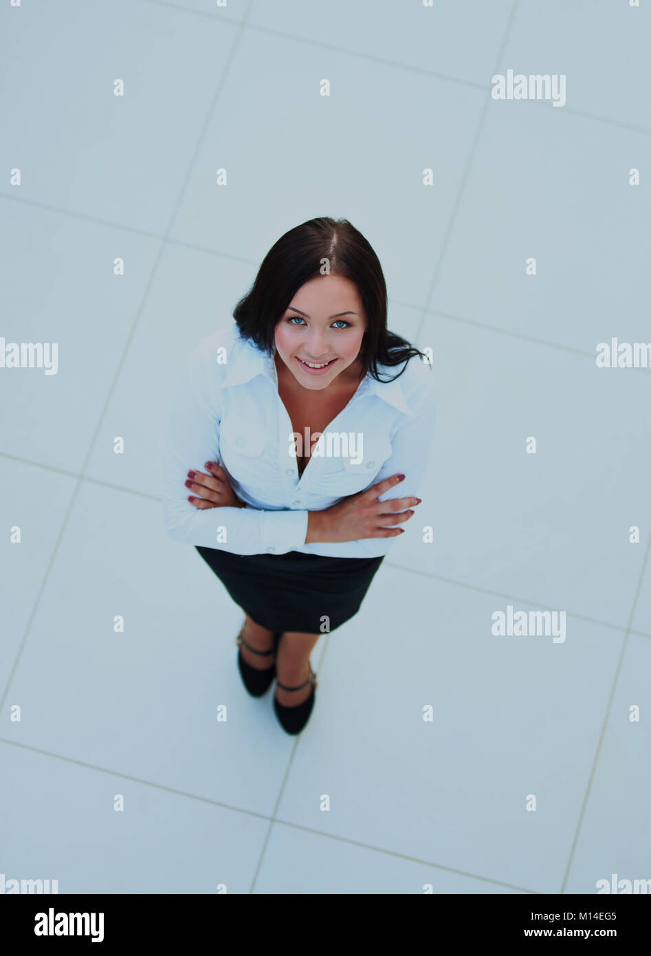 business woman. Top view Stock Photo - Alamy