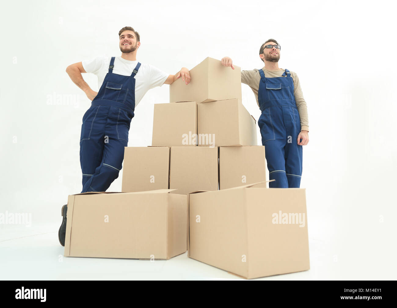 Holding stack uniforms hi-res stock photography and images - Alamy
