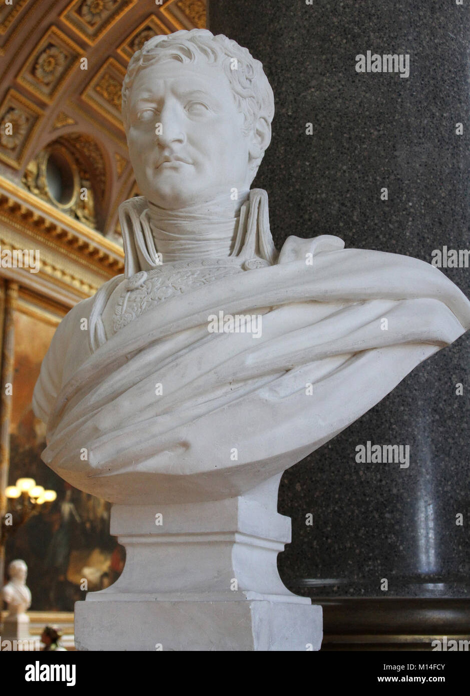 Marble bust of Brigadier General Louis Marie Joseph Maximilien ...