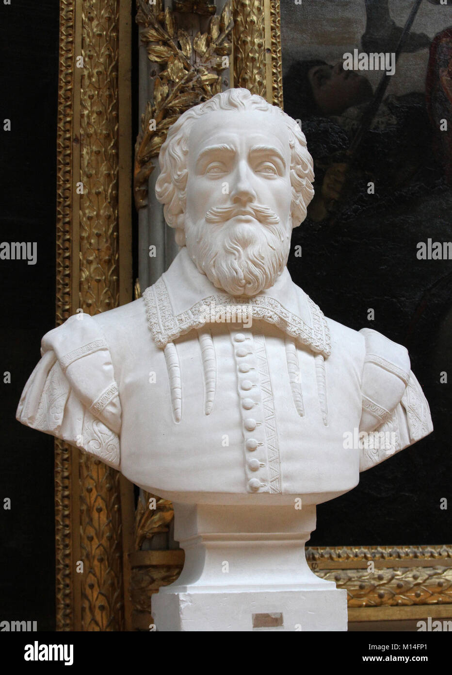 Marble bust of Andre-Baptiste de Brancas, lord of Villars, Admiral of ...