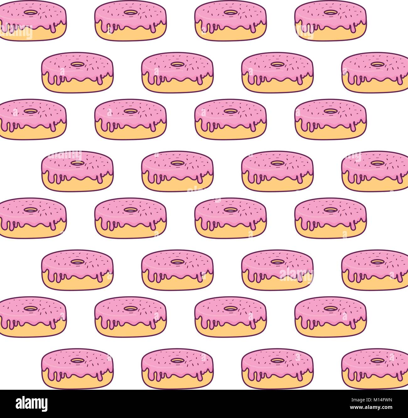 sweet donuts background Stock Vector Image & Art - Alamy