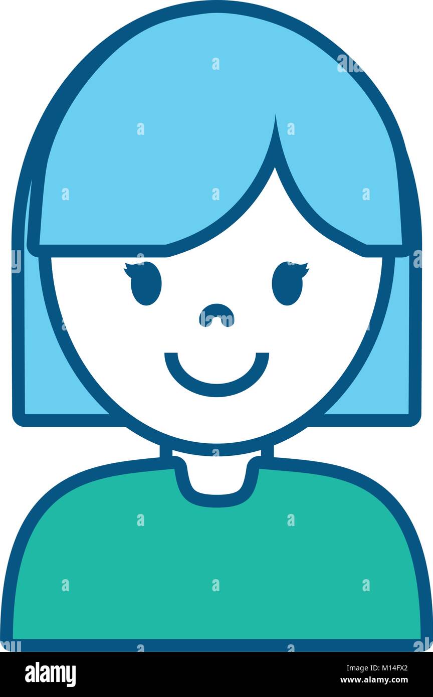 cartoon woman icon Stock Vector Image & Art - Alamy