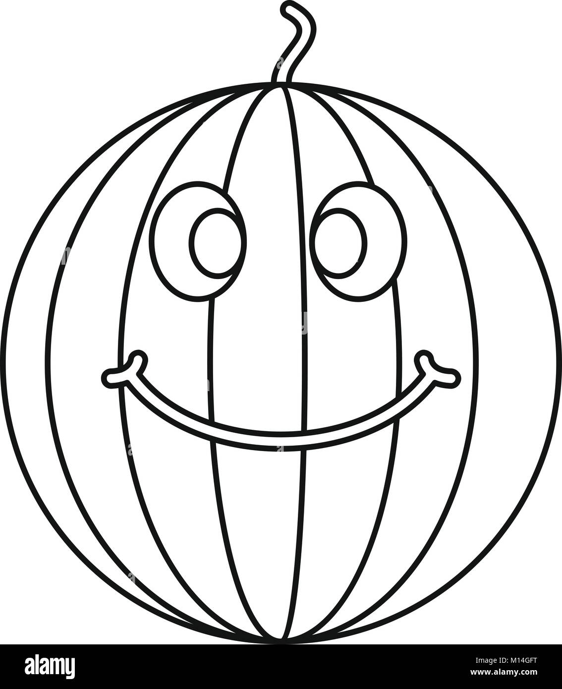 Ripe smiling watermelon icon outline Stock Vector Image & Art - Alamy Ripe smiling watermelon icon outline Stock Vector Image & Art - Alamy