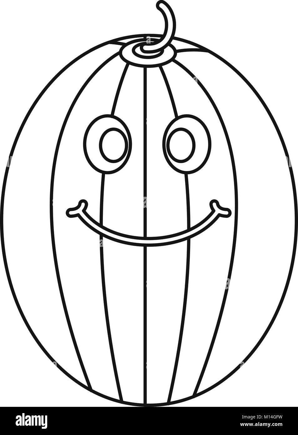 Ripe smiling melon icon outline Stock Vector Image & Art - Alamy Ripe smiling melon icon outline Stock Vector Image & Art - Alamy