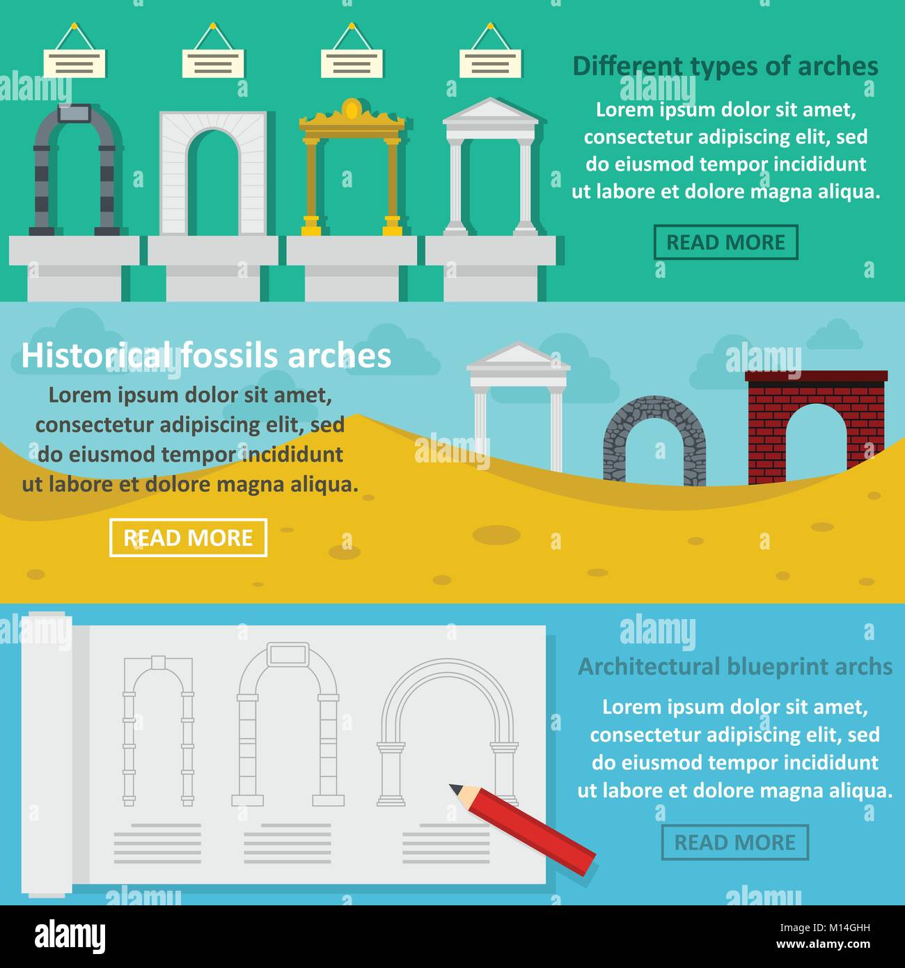 Stone arches historical architecture Stock Vector Images - Alamy