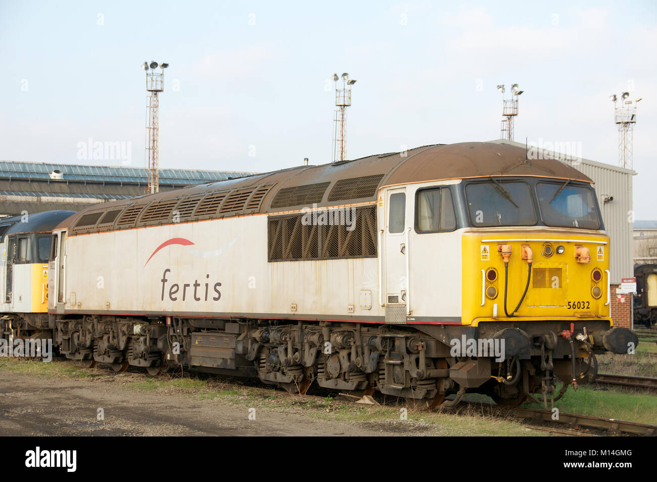 Class 56 lcoomotives out of service at Old Oak Common Depot in London ...