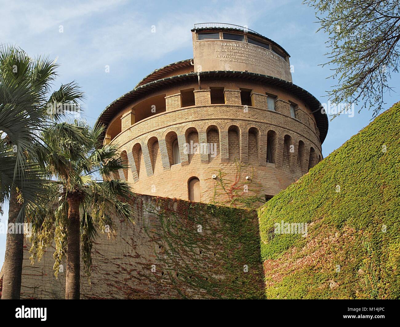 Huge water tower in the Vatican gardens in Rome Stock Photo - Alamy