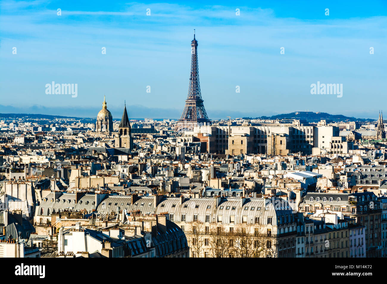 Paris, France: Cityscape with the Eiffel Tower Stock Photo - Alamy