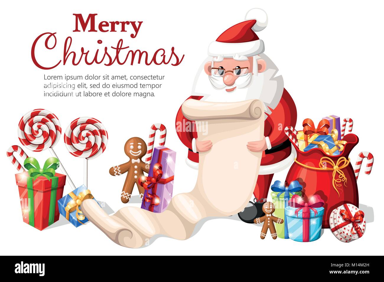 Place for presents Stock Vector Images - Alamy