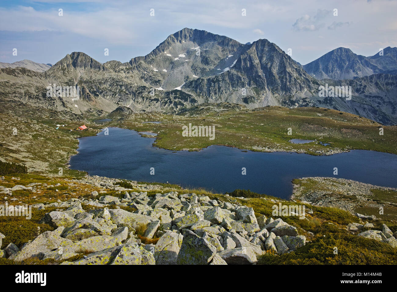 Amazing Panorama of Kamenitsa Peak And Tevno lake, Pirin Mountain ...