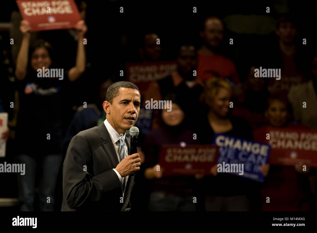 Then US Senator, Barack Obama, on the eve of the South Carolina primary ...
