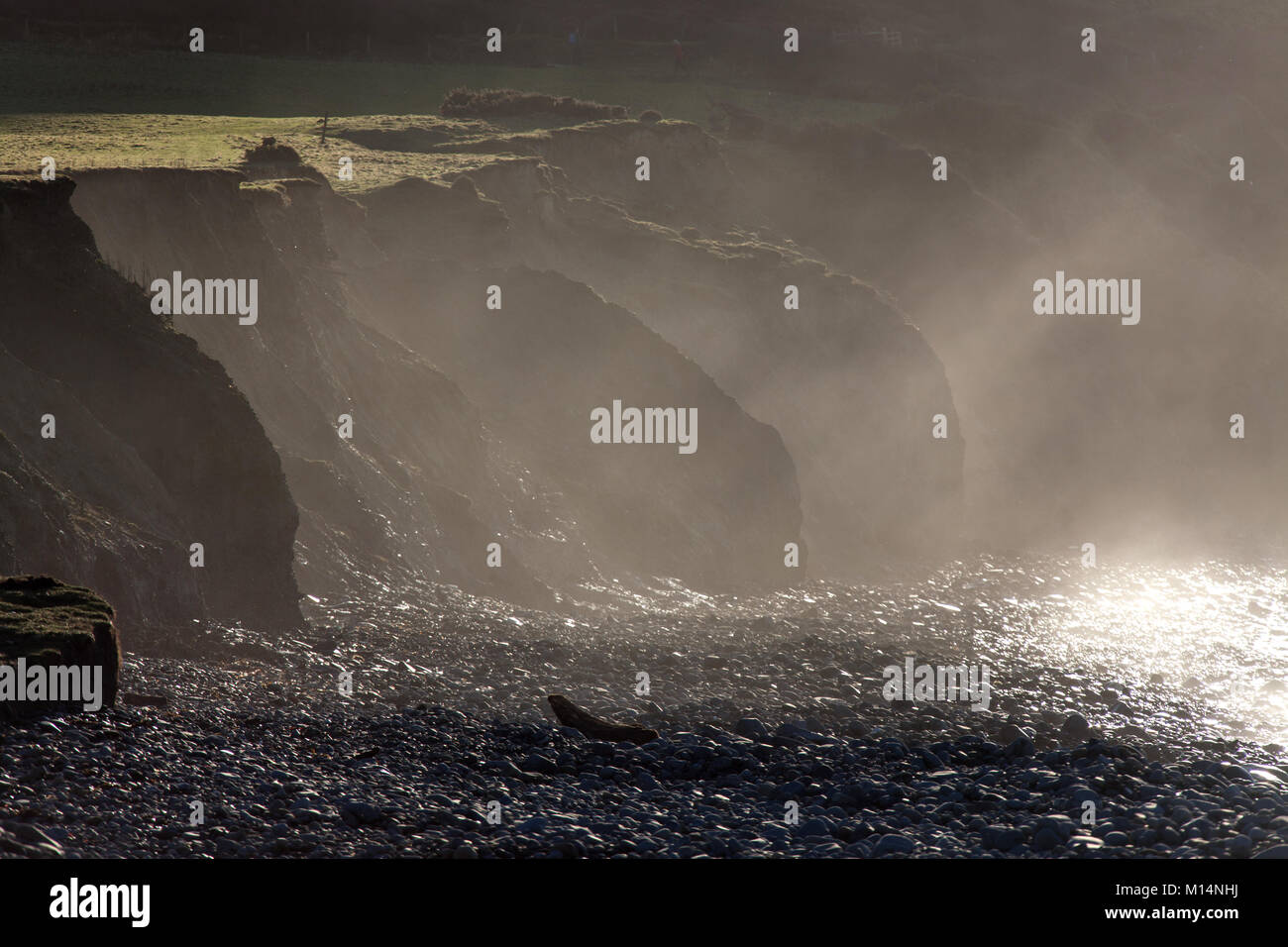 Steep Cliff Path Beach Stock Photos & Steep Cliff Path Beach Stock ...