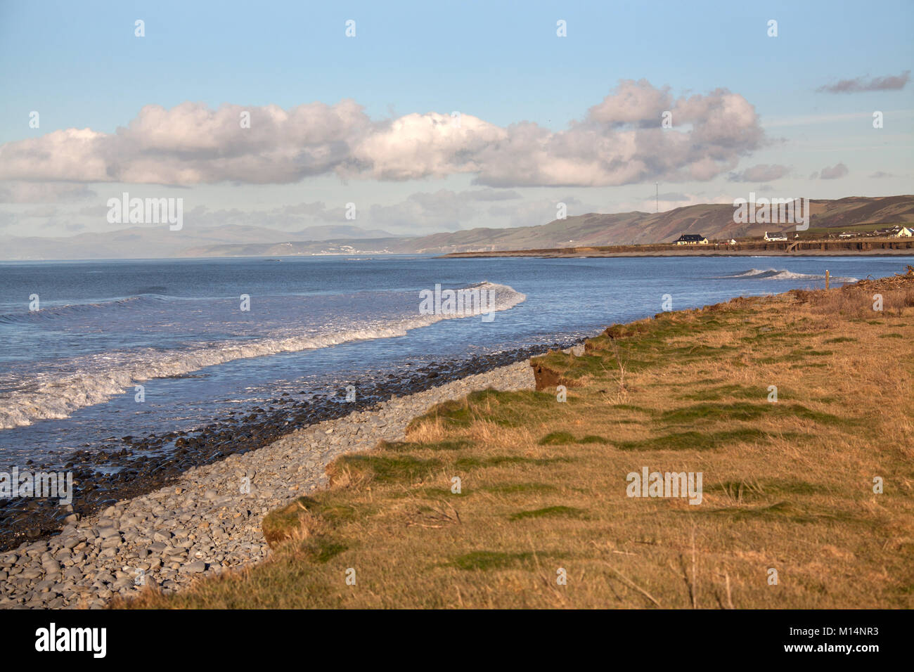 The Wales Coast Path. The Wales Coast Path route in the county of ...