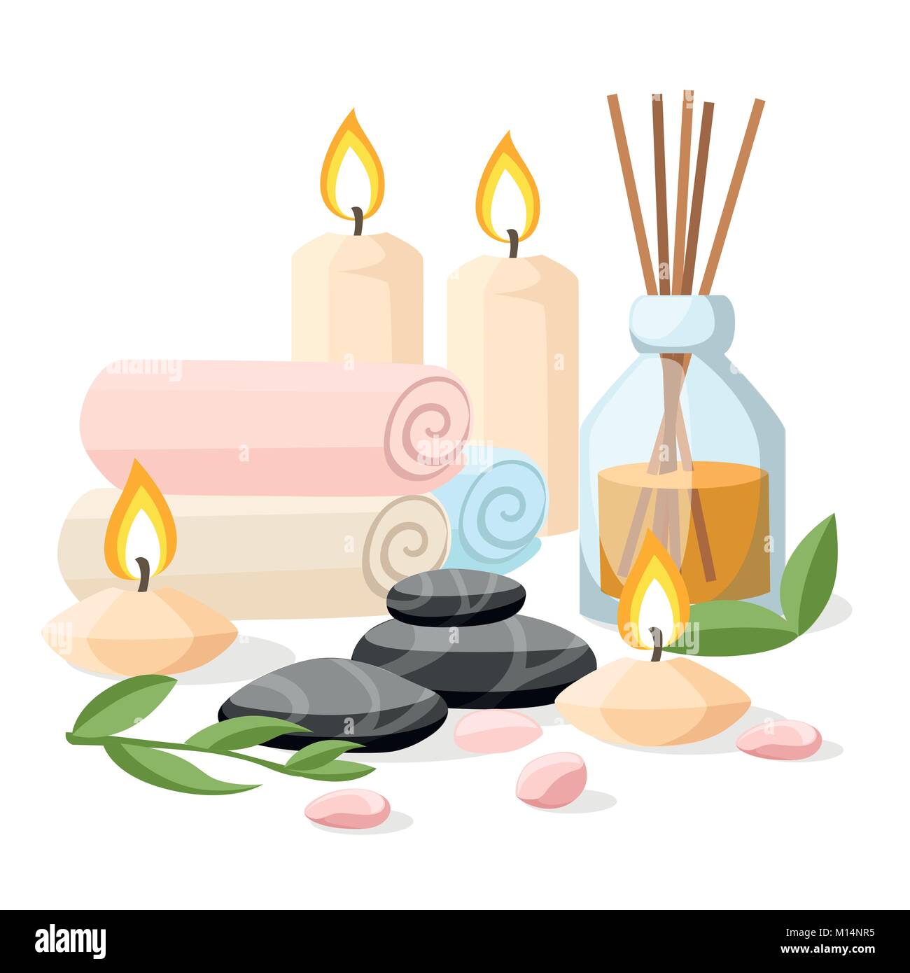 Massage tools Stock Vector Images - Alamy