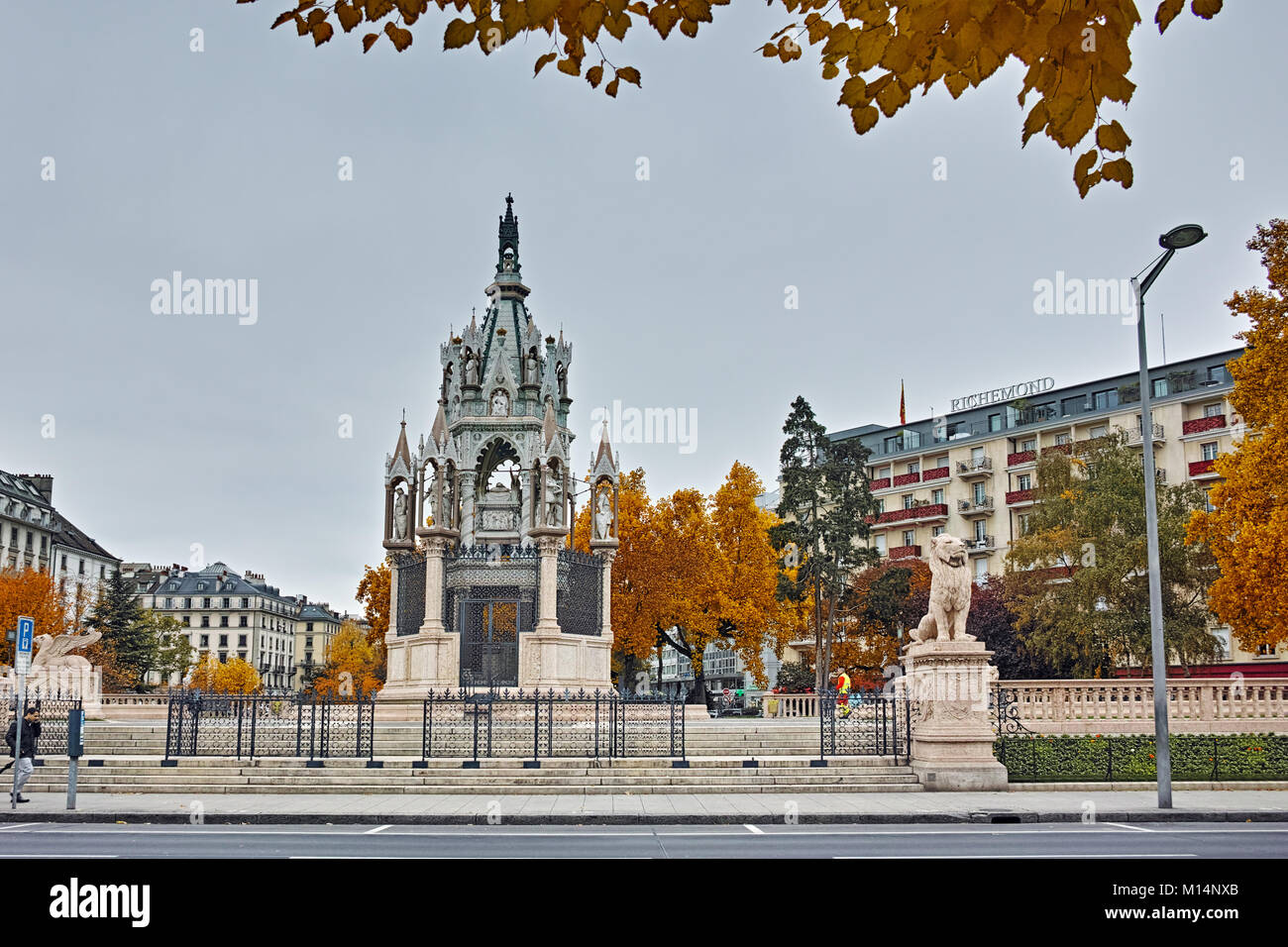 Brunswick Monument and Mausoleum in Geneva, Switzerland Stock Photo - Alamy
