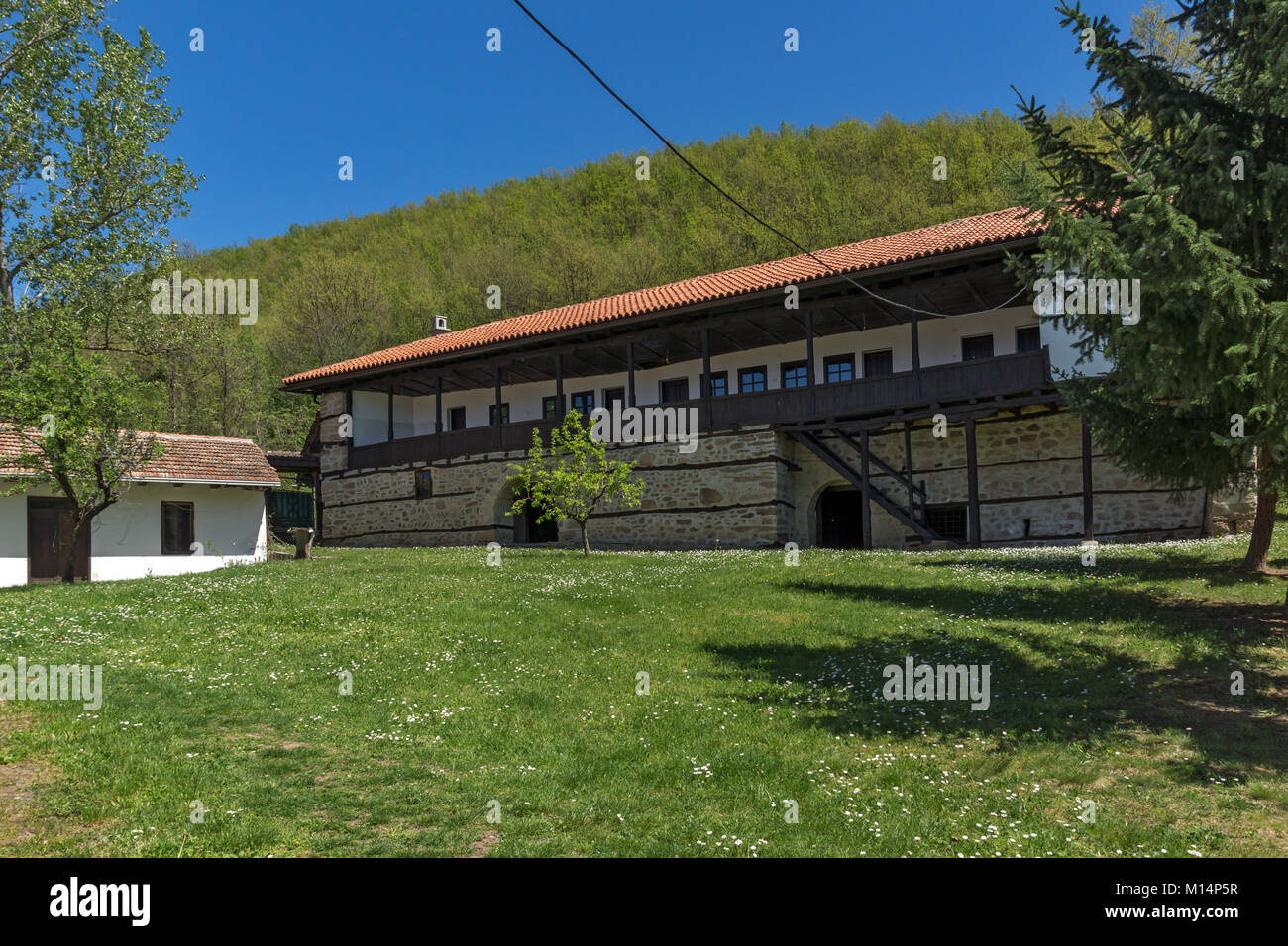Building of the nineteenth century in Temski monastery St. George ...