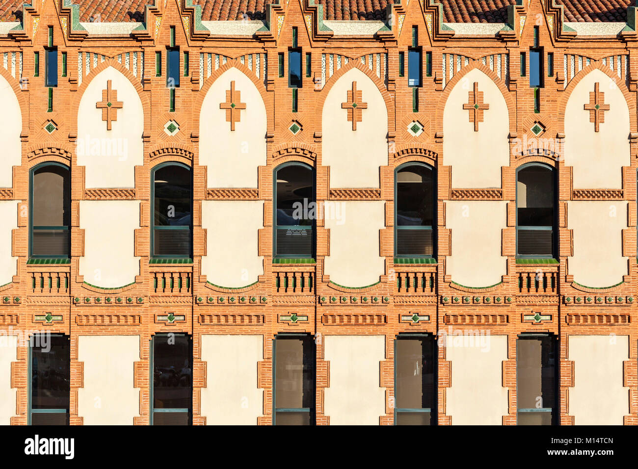 CosmoCaixa, science museum. The building, designed by Josep Domenech i ...