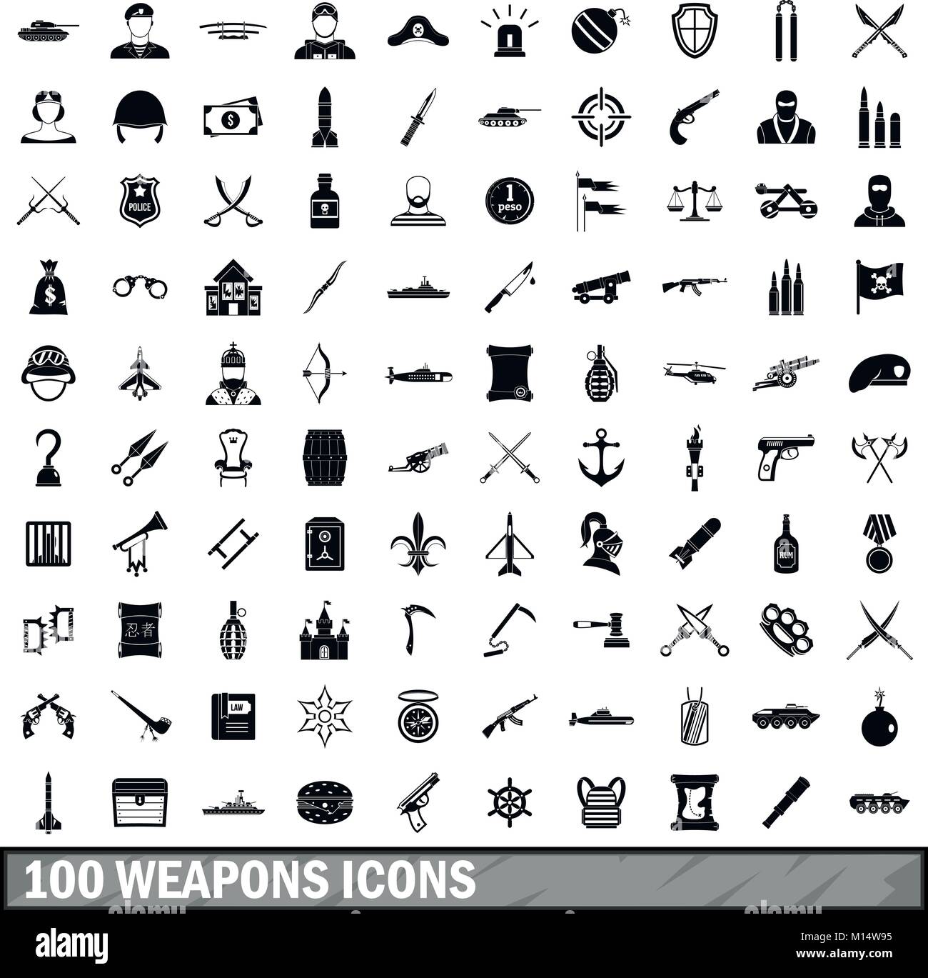 Weapons bag Stock Vector Images - Alamy