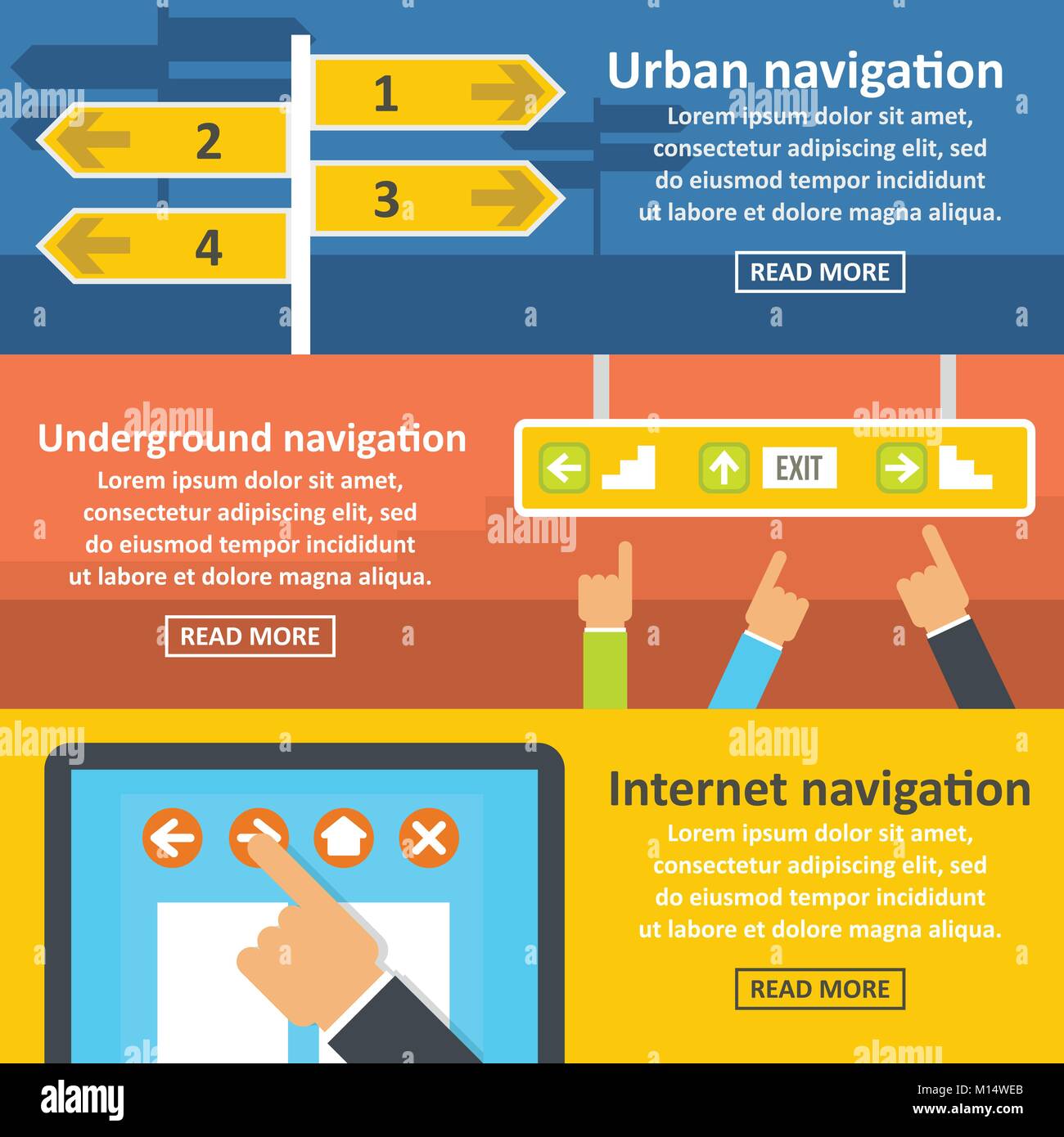 Roadmap arrow sign Stock Vector Images - Alamy