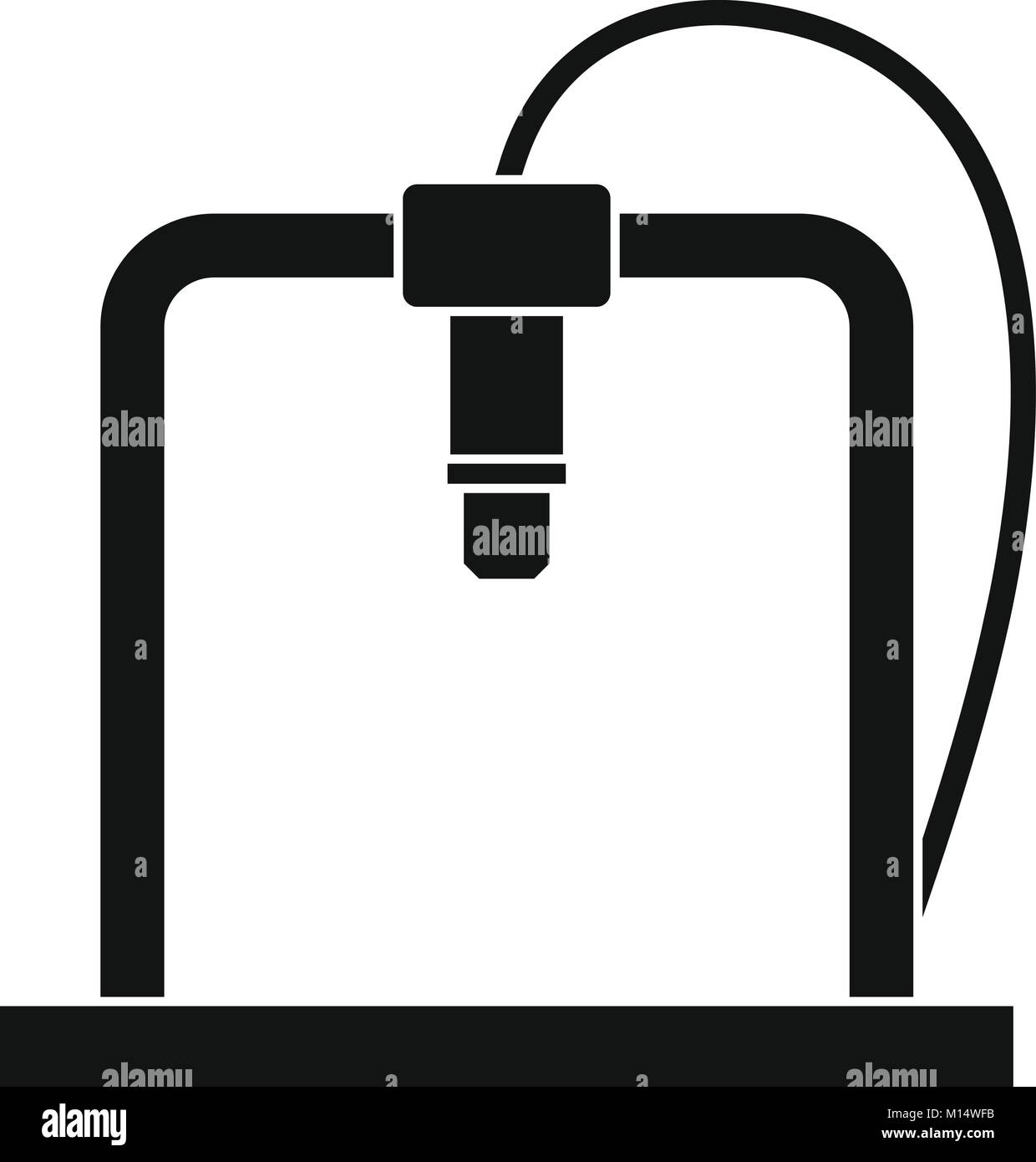 3D printer frame icon simple Stock Vector Image & Art - Alamy