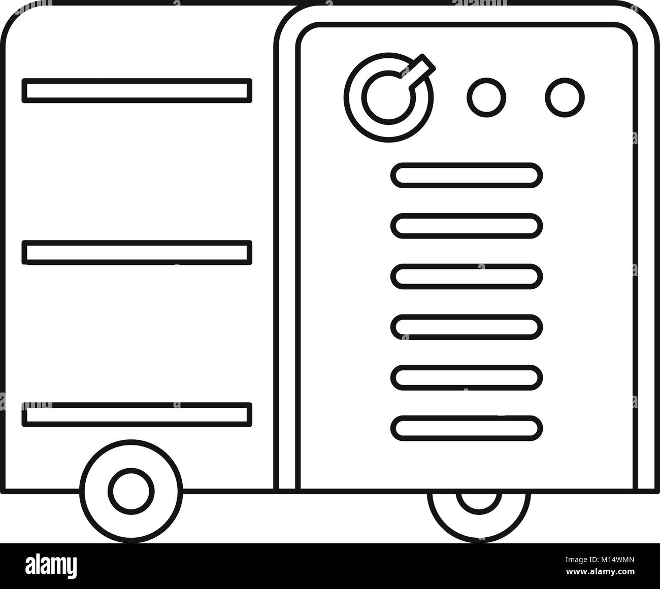 Inverter welding machine icon outline Stock Vector Image & Art - Alamy
