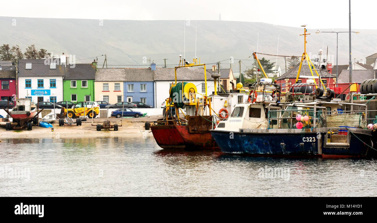 Fishing boat in Portmagee in Ireland ( Kerry Country Stock Photo - Alamy