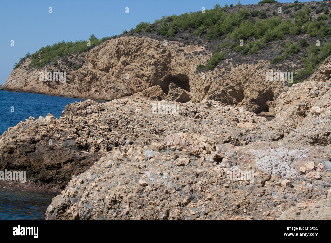 wild beaches on the island Stock Photo - Alamy
