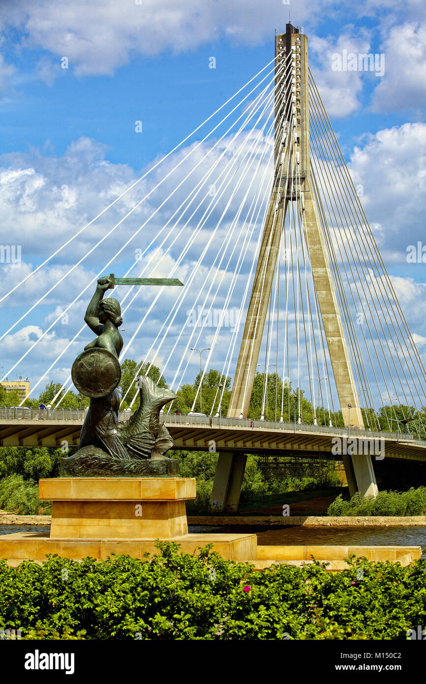 Poland, Warsaw mermaid Stock Photo - Alamy