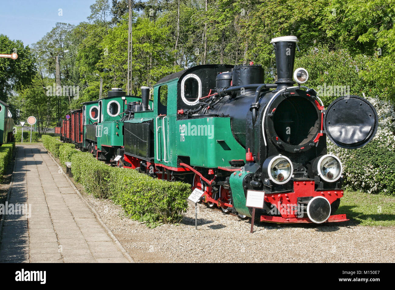 Poland, Locomotive in Wenecja Stock Photo - Alamy